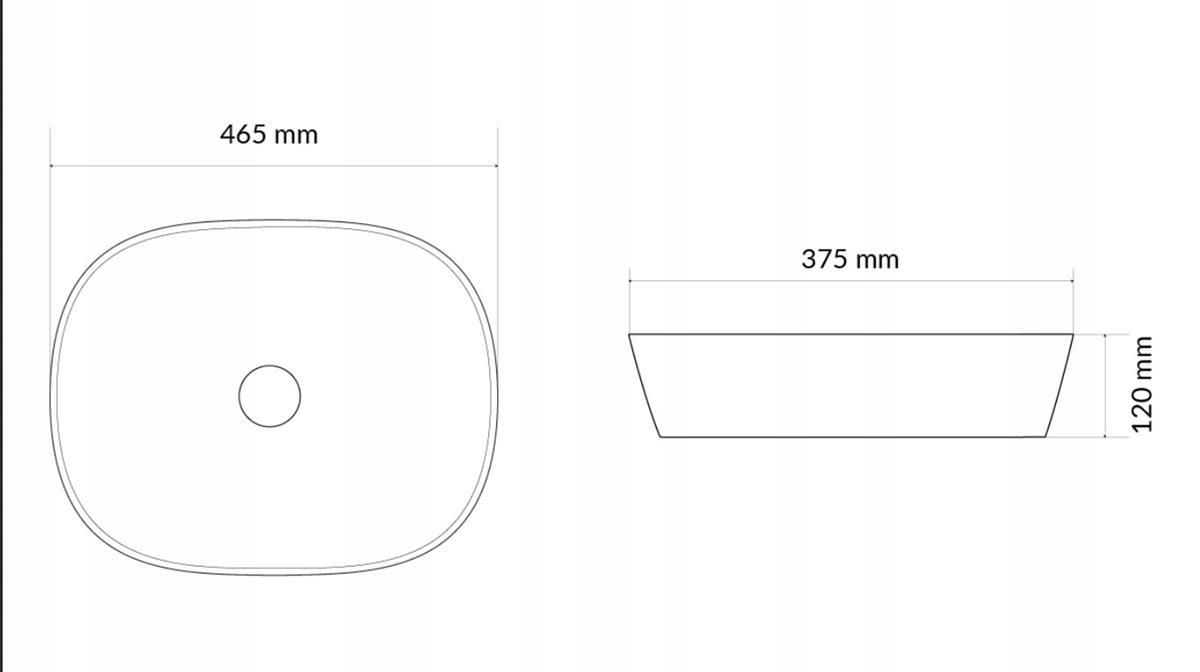 Umywalka Actima Jima 46x37cm CEAC2001465WH - Opinie i ceny na Ceneo.pl