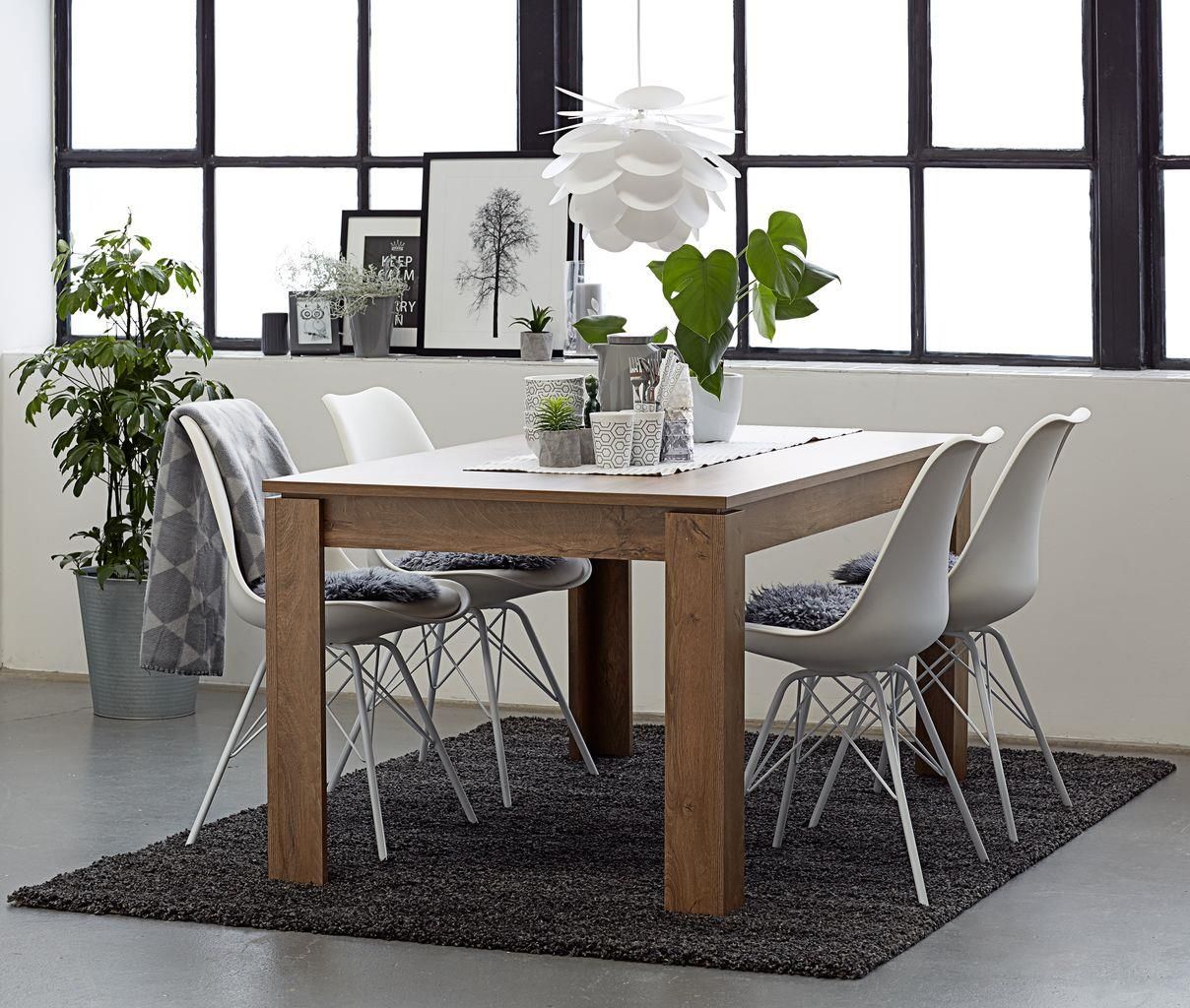 Jysk Stół Vedde + 4 Krzesła Klarup Białe - Opinie i atrakcyjne ceny na ...