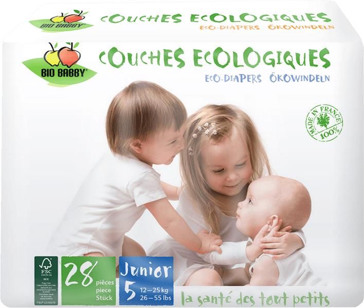 Bio Babby Pieluszki Bio Jednorazowe Junior 28 Szt 12-25 Kg - Pieluszki ...