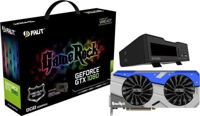 Palit GeForce GTX 1080 GameRock Premium 8GB (NEB1080H15P2GP) - Karta ...