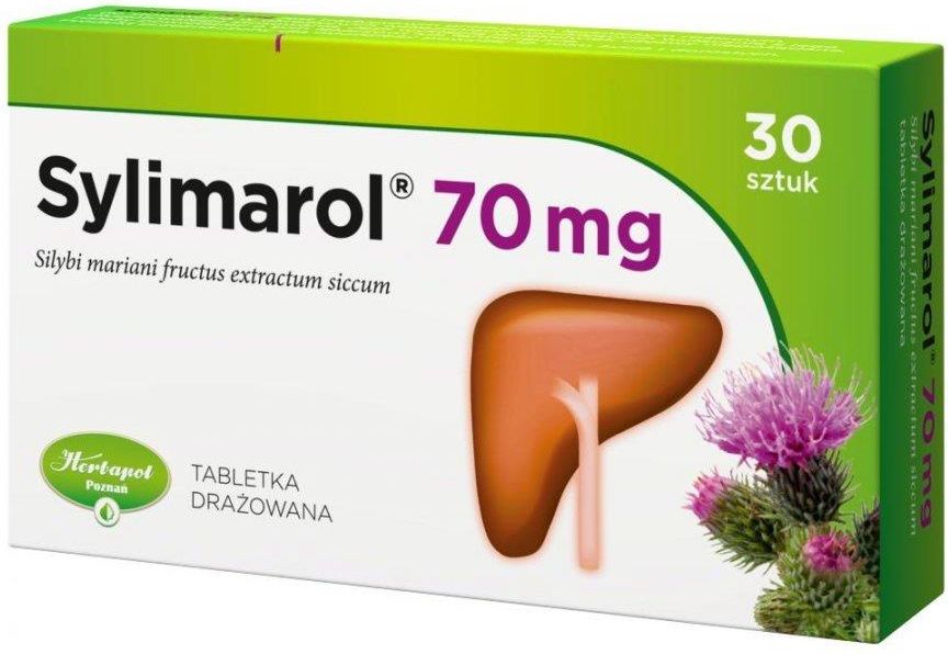 Sylimarol 70mg 30 drażetek - Opinie i ceny na Ceneo.pl