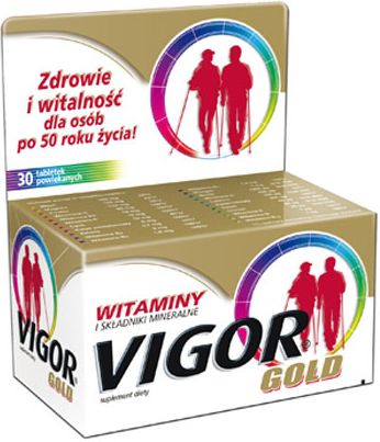 Vigor Gold Po 50 Roku Życia X 100 Tabl Powl - Opinie i ceny na Ceneo.pl