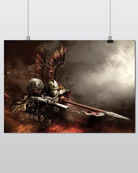 Plakat patriotyczny Grom & Husaria A1 - Opinie i atrakcyjne ceny na ...