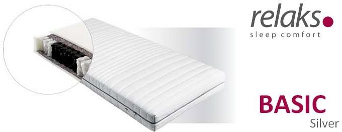 Materac Relaks Basic Silver 160X200 - Materace H2 Piankowe, Sprężynowe ...