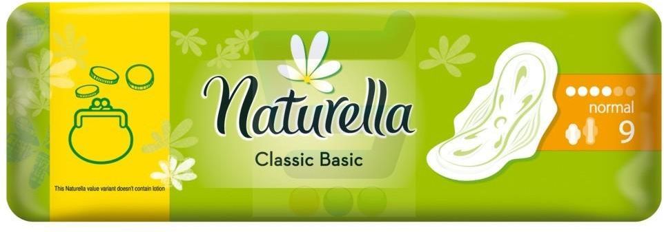 Naturella Classic Basic Podpaski Normal 9 szt. - Opinie i ceny na Ceneo.pl
