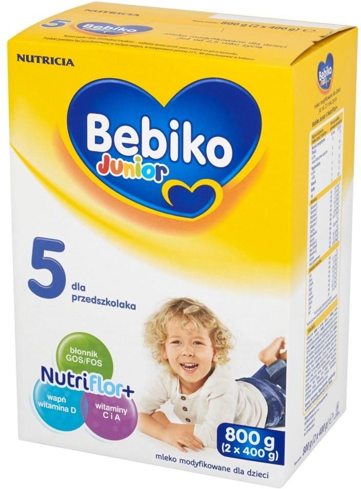 Bebiko Junior 5 Nutriflor Plus 2X800G + Bebiko Junior 5 Nutriflor Plus ...