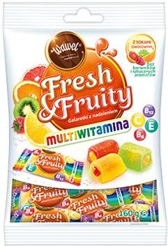 Wawel Galaretki Fresh&Fruity Multiwitamina 160G - Ceny i opinie - Ceneo.pl