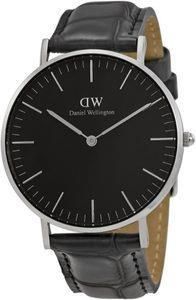 Daniel Wellington Classic Black Reading Lady Silver DW00100147 ...