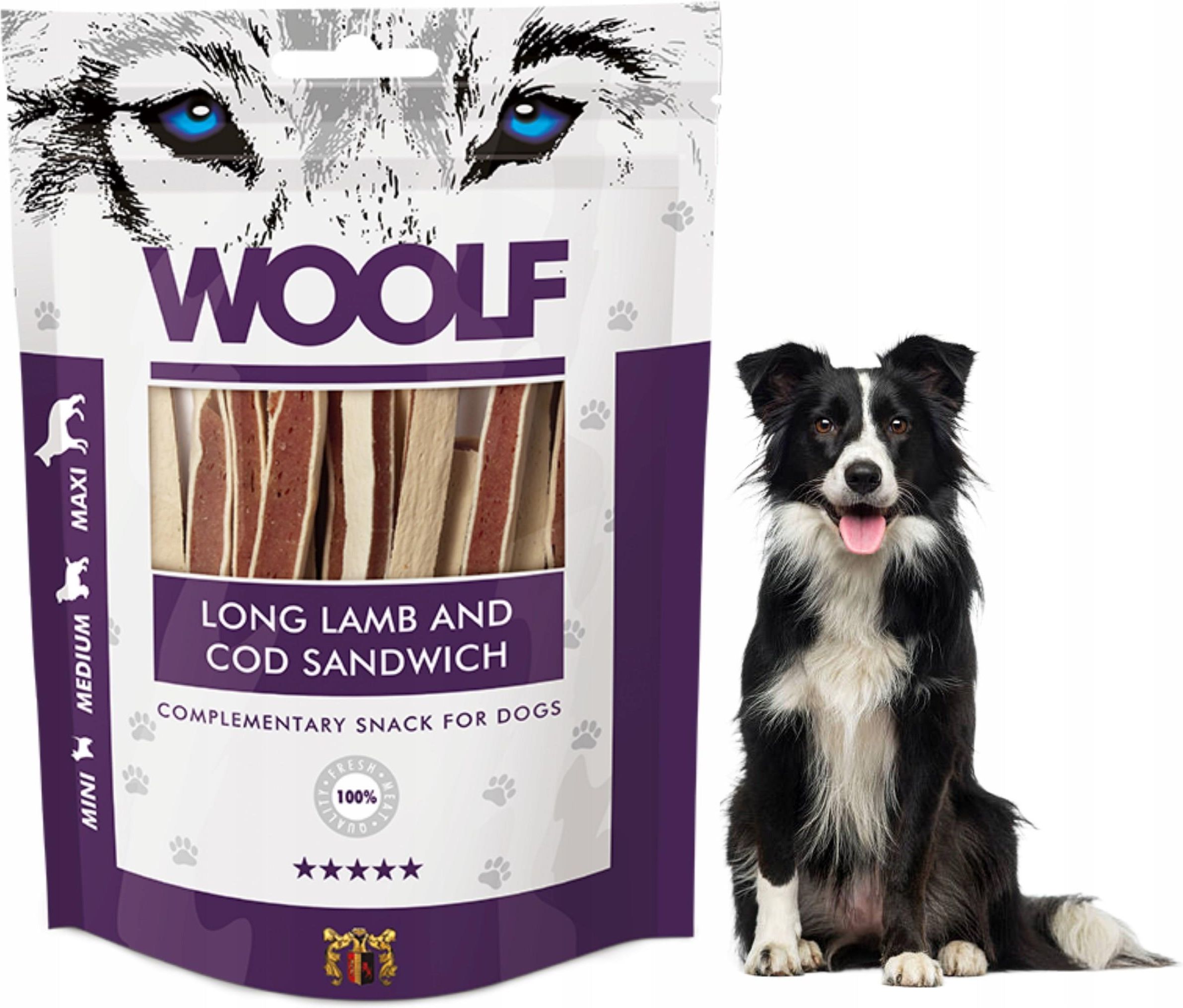 Karma Woolf Long Lamb And Cod Sandwich 100G - Ceny i opinie - Ceneo.pl