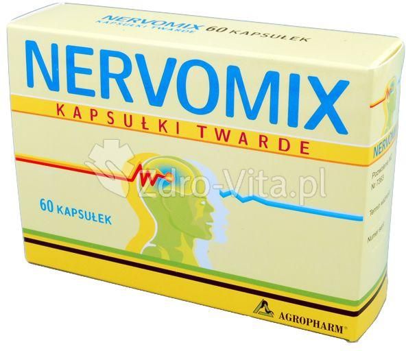 Lek na układ nerwowy Nervomix X 60 Kaps - Opinie i ceny na Ceneo.pl