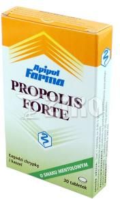 Propolis Forte tabletki do ssania o smaku mentolowym 30 tabletek ...