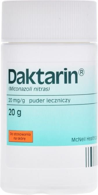 Daktarin Puder leczniczy 20mg/g 20 g - Opinie, cena na Ceneo.pl
