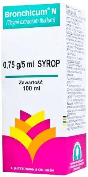 Bronchicum N syrop 100ml - Opinie i ceny na Ceneo.pl