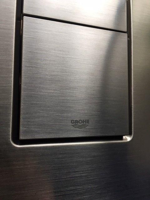 Przycisk spłukujący Grohe Skate Cosmopolitan Szczotkowany Grafit ...