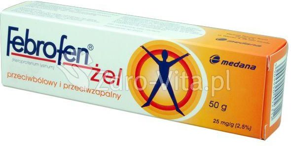 Leki przeciwbólowe Ultrafastin 2,5% Żel 50 G - Opinie i ceny na Ceneo.pl