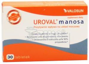 Uroval Manosa 30 tabletek - Opinie i ceny na Ceneo.pl