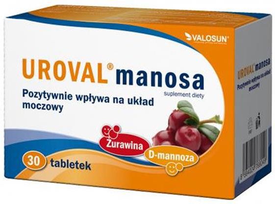 Uroval Manosa 30 tabletek - Opinie i ceny na Ceneo.pl
