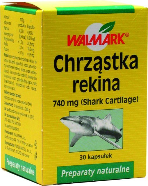 Preparat medycyny naturalnej Chrzastka rekina 30 kapsułek - Opinie i ...