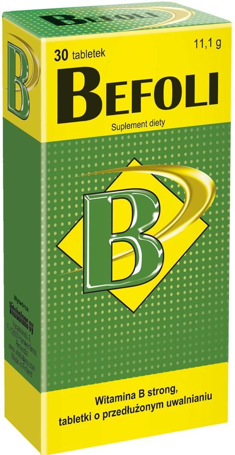 Befoli Witamina B 30 tabl. - Opinie i ceny na Ceneo.pl