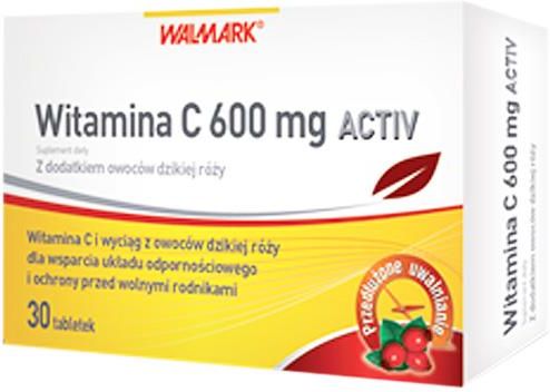Witamina C Activ 600 Mg X 30 Tbl - Opinie i ceny na Ceneo.pl