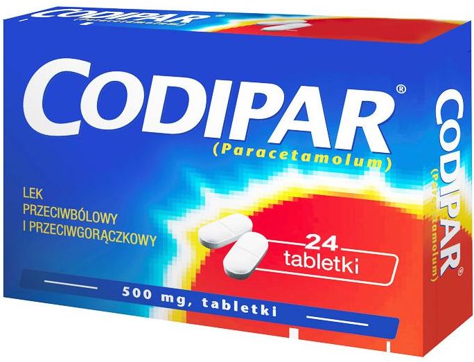 Leki przeciwbólowe Codipar 500mg 24 tabletki - Opinie i ceny na Ceneo.pl