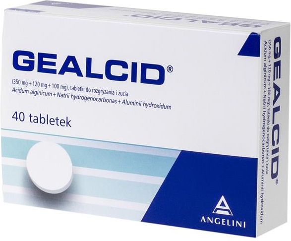 Gealcid 40 tabletek - Opinie i ceny na Ceneo.pl