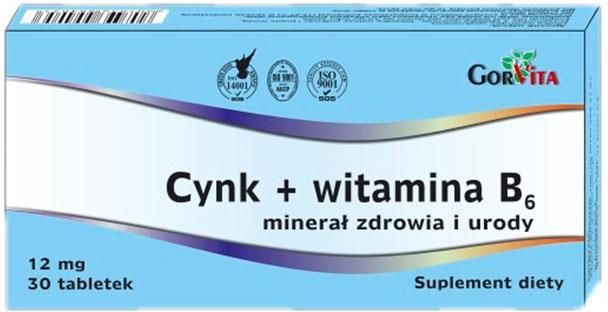 Tabletki Cynk + witamina B6 30 szt. - Opinie i ceny na Ceneo.pl