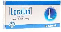 Lek na alergię Loratan Pro 10 kaps. - Opinie i ceny na Ceneo.pl