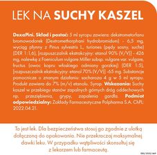 DexaPini Syrop Przeciwkaszlowy 150g/115ml - Opinie i ceny na Ceneo.pl