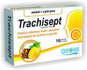 Trachisept Miód i Cytryna 16 pastylek do ssania - Opinie i ceny na Ceneo.pl