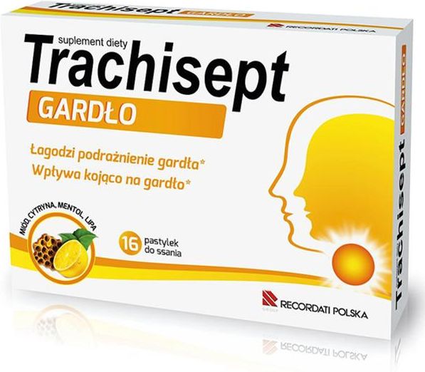 Trachisept Miód i Cytryna 16 pastylek do ssania - Opinie i ceny na Ceneo.pl