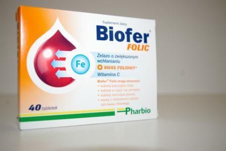 Biofer Folic 40 tabletek - Opinie i ceny na Ceneo.pl