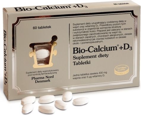 Bio-Calcium + D3 60 tabletek - Opinie i ceny na Ceneo.pl