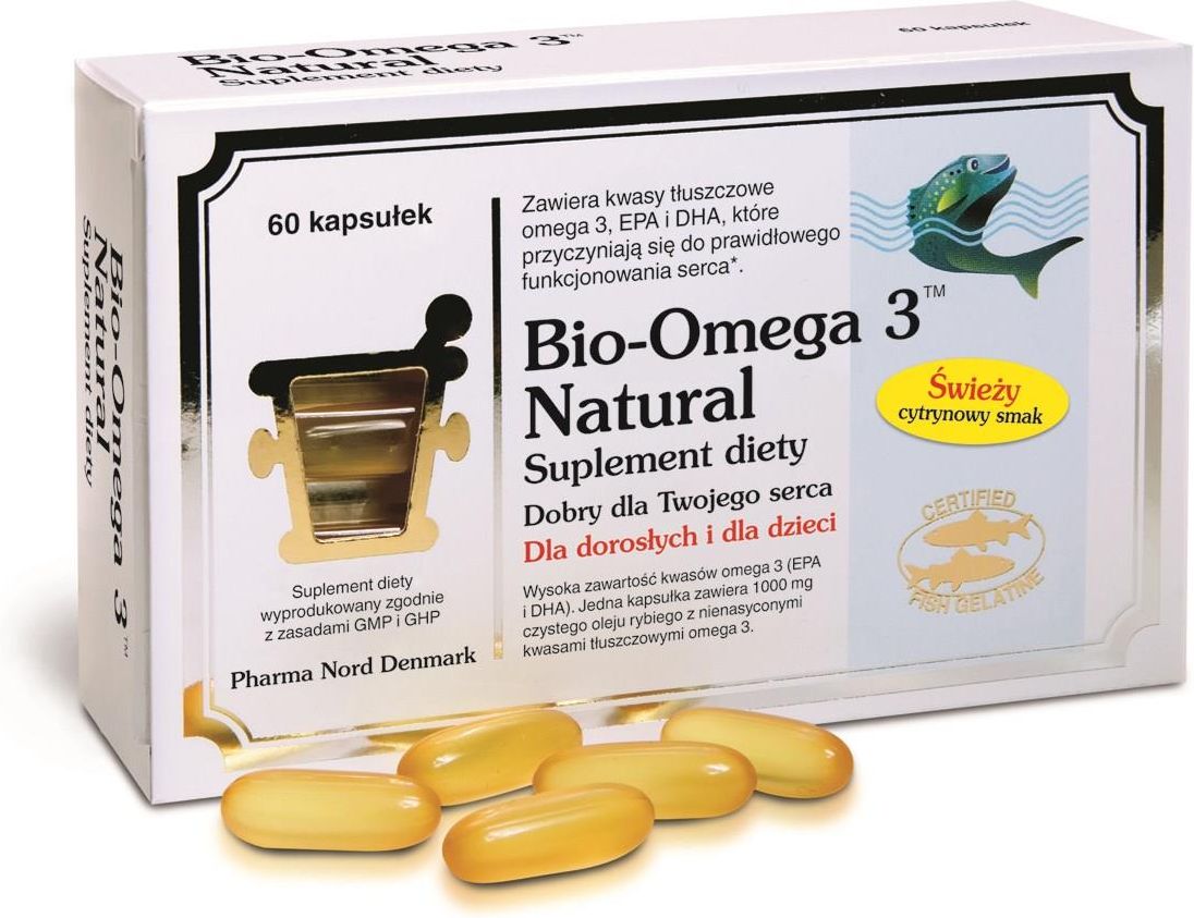 Bio-Omega 3 Natural 60 kapsułek - Opinie i ceny na Ceneo.pl