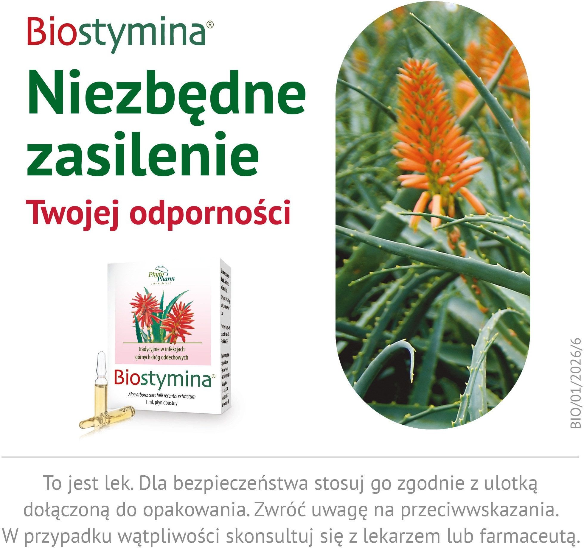 Biostymina, płyn doustny, 10x1ml - Opinie i ceny na Ceneo.pl