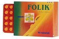 Folik 0,4mg 90 tabletek - Opinie i ceny na Ceneo.pl