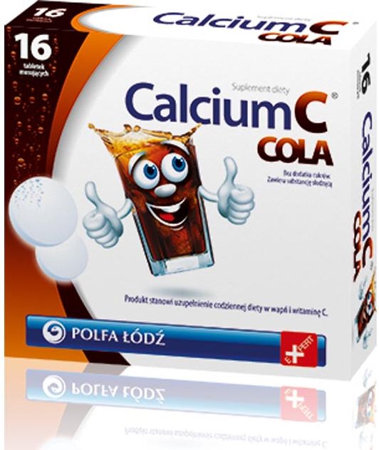 Calcium C Polfa smak coli 16 tabl. - Opinie i ceny na Ceneo.pl