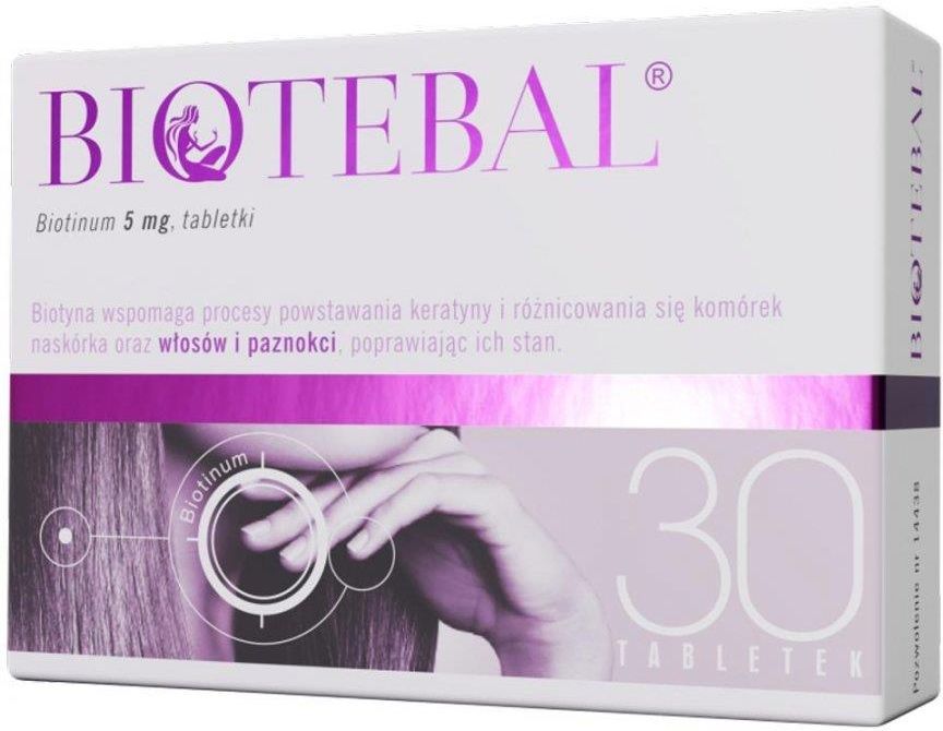 Biotebal 5mg 30 tabl. - Opinie, cena na Ceneo.pl