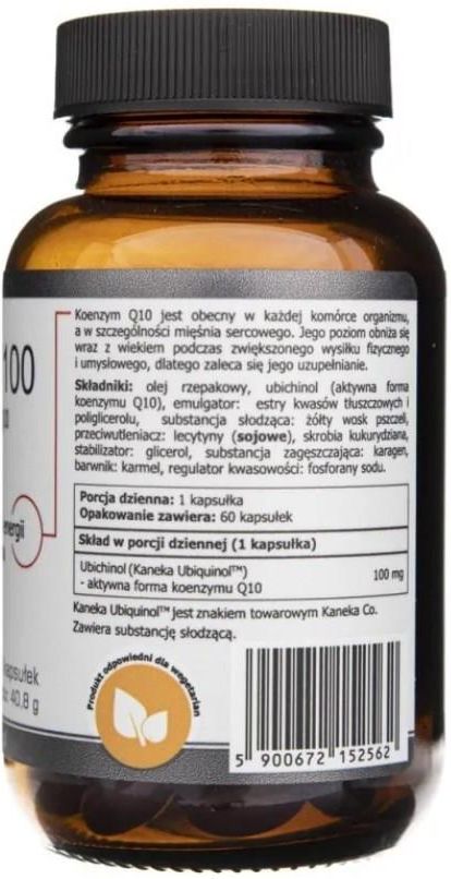 Kenay Ubichinol V100 Q10 60 kaps. - Opinie i ceny na Ceneo.pl
