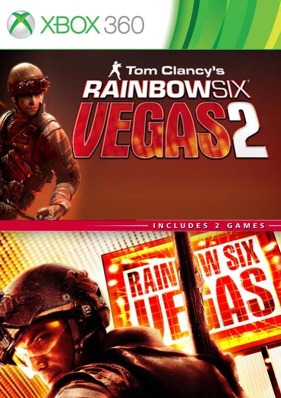 Rainbow Six Vegas + Rainbow Six Vegas 2 (Gra Xbox 360) - Ceneo.pl