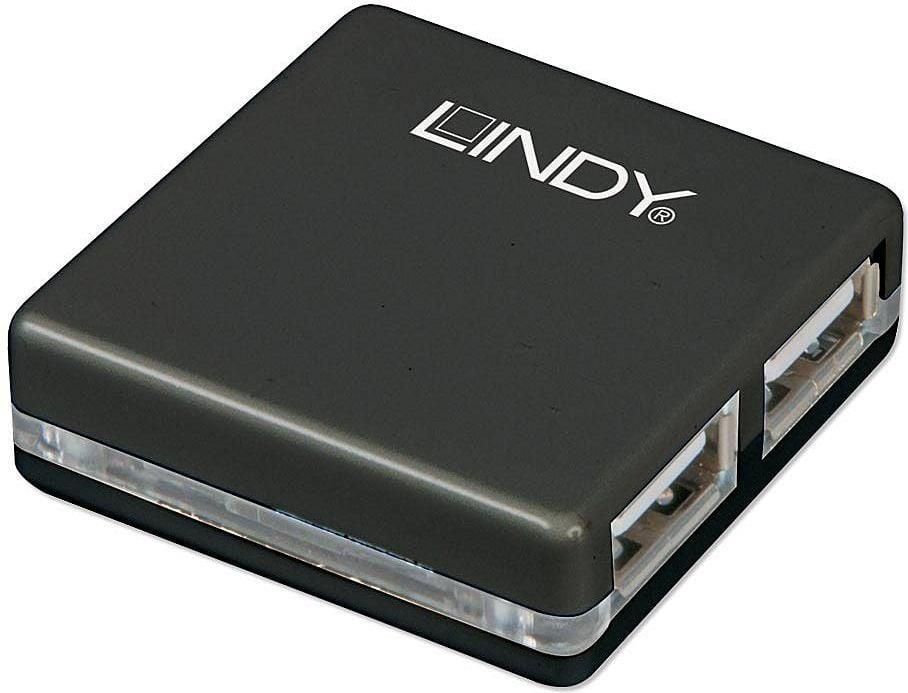 Hub USB Lindy HUB USB 2.0 Mini (42742) - Opinie i ceny na Ceneo.pl