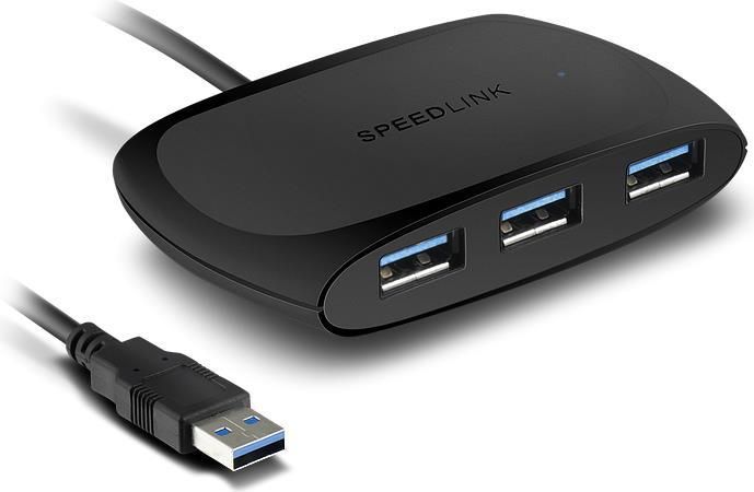 Hub USB Speed Link HUB USB Snappy (SL140103BK) - Opinie i ceny na Ceneo.pl