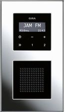 Gira Radio podtynkowe z RDS + głośnik + ramka chrom Esprit czarny/chrom ...