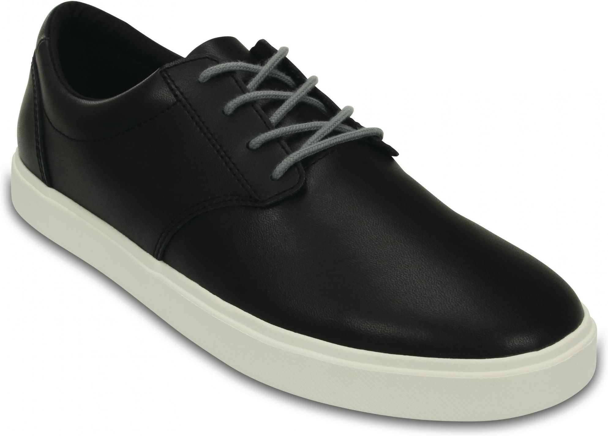 Crocs buty CitiLane Leather Lace-up M Black/White 42-43 (M9) - Ceny i ...