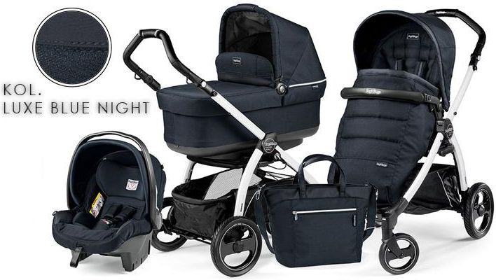 Wózek Peg-Perego Book S Pop-Up Completo Modular Luxe Blue Night Głęboko ...