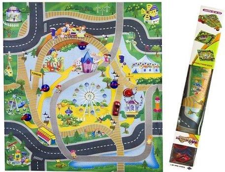 Lean Toys Mata dywan droga z samochodami + akcesoria - Ceny i opinie ...