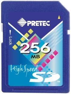 Karta pamięci do aparatu Pretec SecureDigital High Speed 256MB - Ceny i opinie na Ceneo.pl