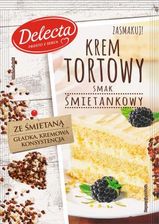 Delecta Krem Tortowy Smak Śmietankowy 120G - Ceny i opinie - Ceneo.pl