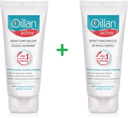 Oillan Active Emulsja 200ml + Balsam 200ml - Opinie i ceny na Ceneo.pl