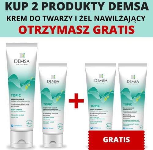Demsa Topic Krem do ciała 100ml + Skoncentrowany krem do ciała 100ml ...